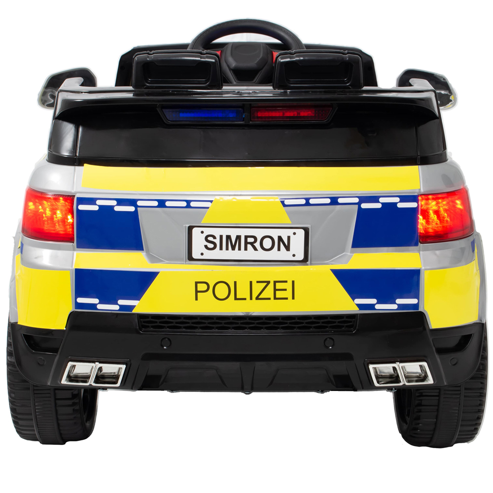 👮🏻 Deutsche POLIZEI Kinderauto Polizeiauto DE (Blau-Gruen)